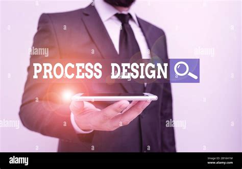 Conceptual Hand Writing Showing Process Design Concept Meaning Process Of Originating And