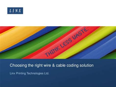 Choosing The Right Wire And Cable Coding Solution