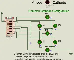 Proteus Tutorial Using Single And Multiple Digit Segment Displays Electronic Circuits And