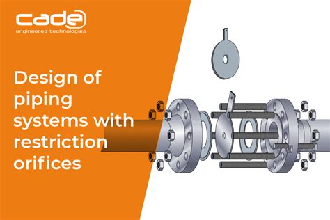 Design Of Piping Systems With Restriction Orifices