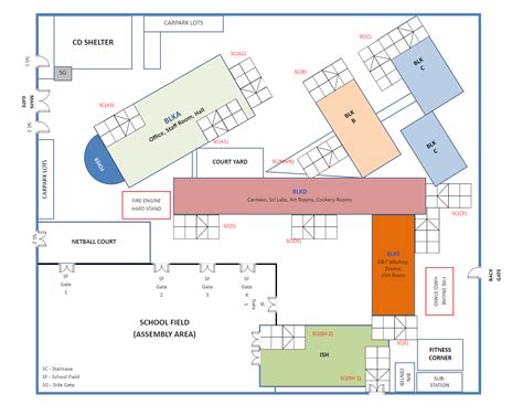 School Earthquake Evacuation Plan Edrawmax Template