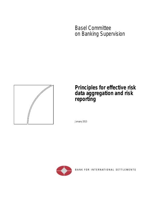 Basel Committee On Banking Supervision Bank Principles For Effective