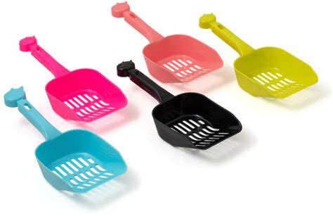 Fresh Лопатка за почистване на котешка тоалетна с котешка главичка на дръжката Уреди за