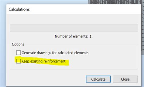 How Keep Existing Reinforcement Option Works In Provided Reinforcement