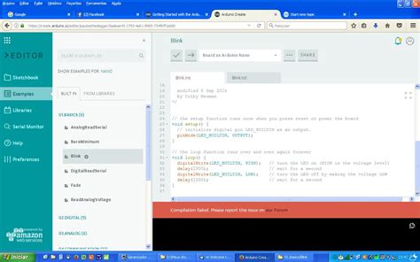 Solved Compilation Failed On Very First Web Editor Try Cloud Editor