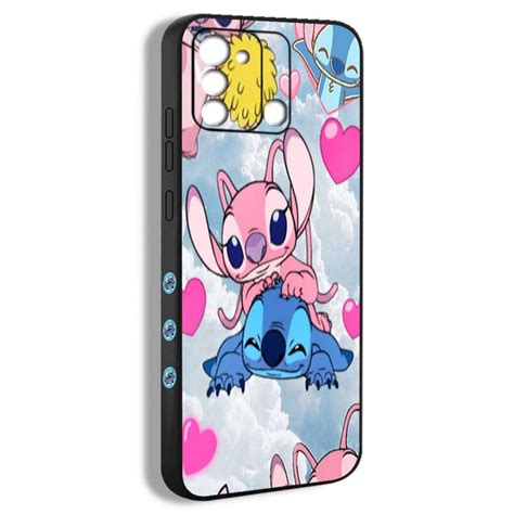 чехол для смартфона Подходит для Tecno Spark 8c Стич аниме розовый милый рисунок сердца Mai33