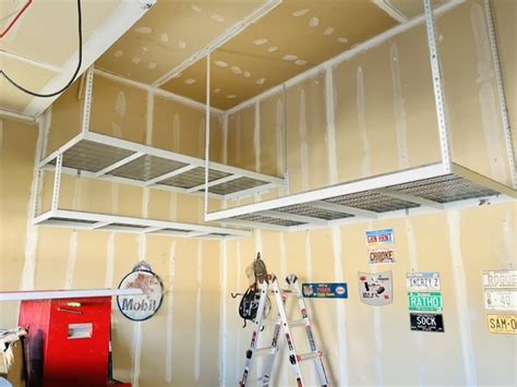 Topprax Overhead Garage Storage And Ceiling Rack Installation