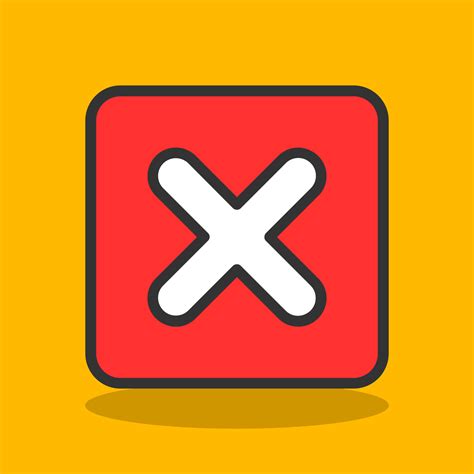 Square X Vector Icon Design 20964120 Vector Art At Vecteezy