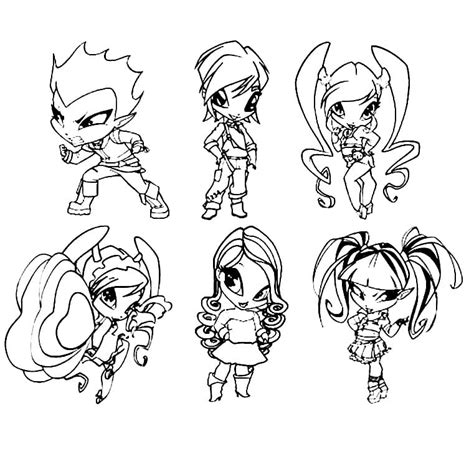 Pop Pixie Coloring Pages Coloringlib