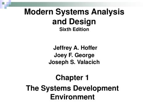 Modern System Analysis And Design Pdfcoffee Com