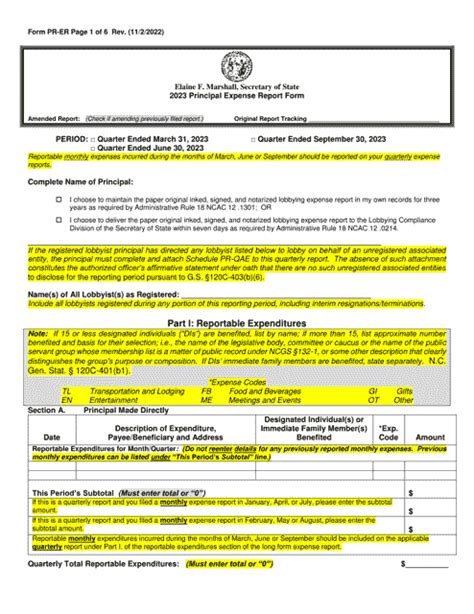 Form Pr Er 2023 Fill Out Sign Online And Download Printable Pdf North Carolina