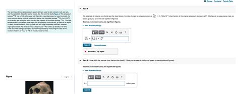 Solved The Technique Known As Potassium Argon Dating Is Used
