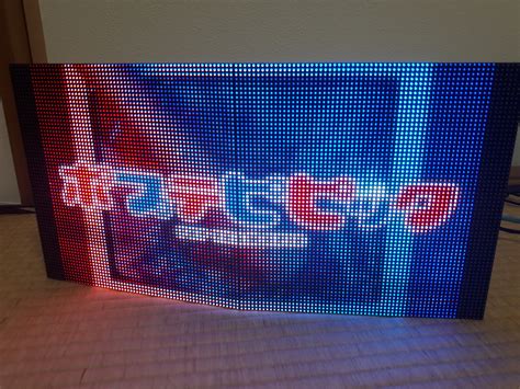 Raspberry Pi3 Bでled電光掲示板に動画を流してみる つくみ島だより