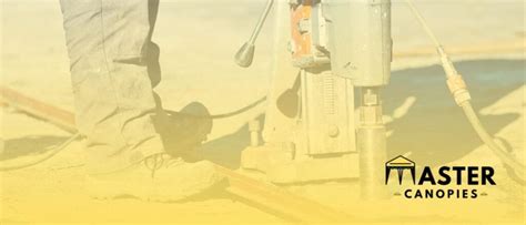 How To Anchor A Gazebo To Concrete Master Canopies