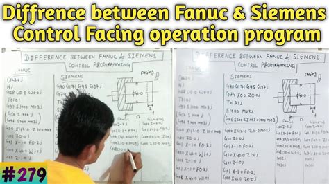 Difference Between Fanuc And Siemens Control Cnc Programming Facing