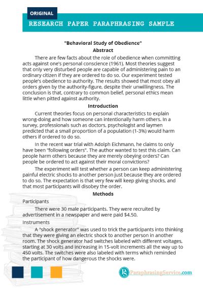 Best Ever Paraphrase Example Effective Rewriting Techniques