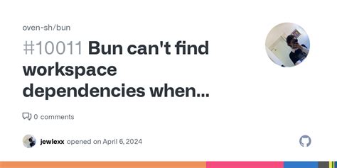 bun can t find workspace dependencies when using devdrive mounted as folder · issue 10011