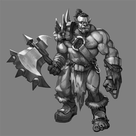 Orc Wow Art
