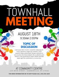 Meeting Flyer Template Great Template Inspiration