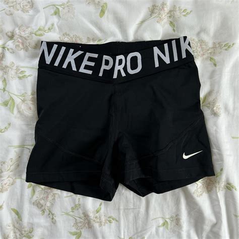 Nike Pro Dri Fit Black Booty Gym Shorts Good Uk Depop