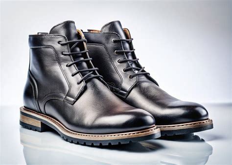 Stylish Minimalist Black Leather Boots For Mens Winter 2022 Fashion A