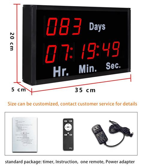 China 1 8 Inch 999 Days Countdown Clock Timer Manufacturers Suppliers Factory Good Price