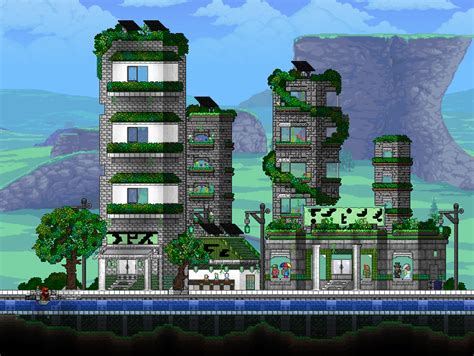 Solarpunk City Or Something Idk Rterraria