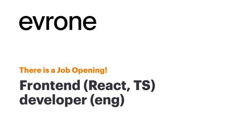 Evrone Job Openings