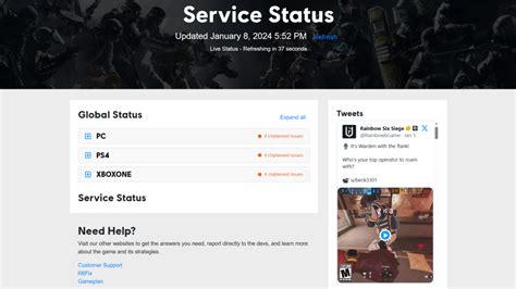Rainbow Six Siege Down How To Check Server Status Ginx Tv