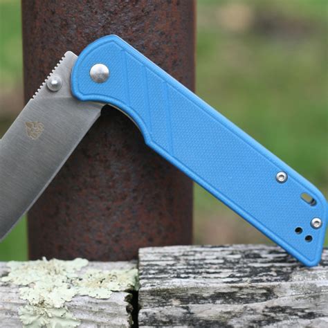 Qsp Edc Folding Pocket Knfe D2 Blade 4″ G10 Handle Left And Right