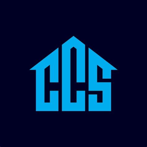 Premium Vector Ccs Home Logo
