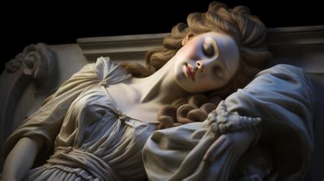 Premium Photo Classical Sculpture Reclining Goddess Exuding Beauty
