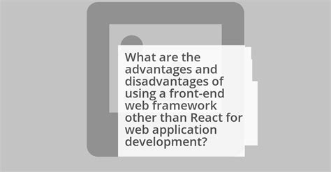 React Jobs On Linkedin 5 Front End Web Frameworks To Consider Other