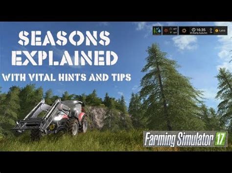 Farming Simulator Seasons Explained Full Tutorial With Hints And Tips From Experience YouTube