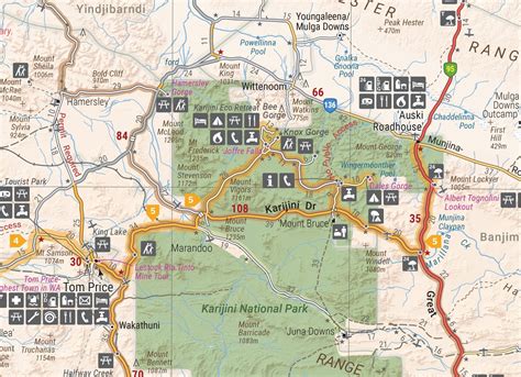 Pilbara Wall Map Hema Maps Online Shop