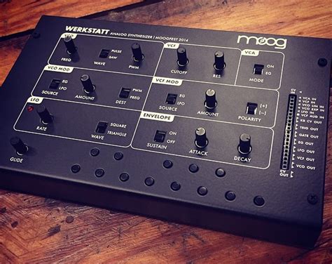Moog Werkstatt Analog Synthesizer Coming To Moogfest Synthtopia
