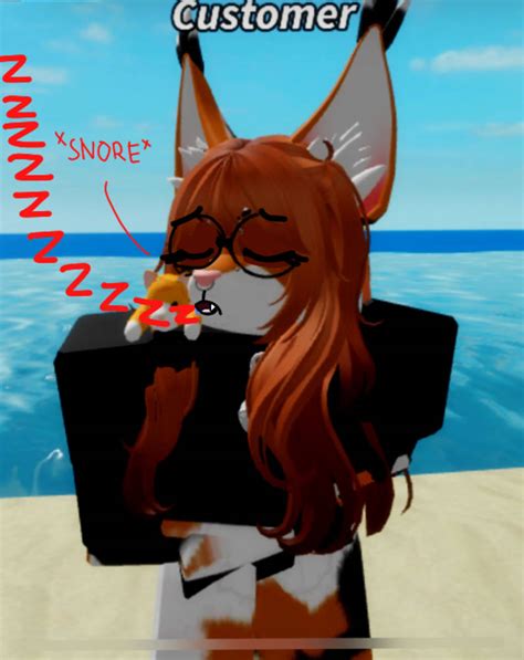Roblox Anthro Calico Cat Snoring By Theroadgeek266 On Deviantart