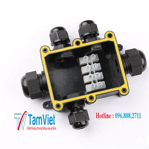 Hộp Nối Dây điện Hộp đi Dây Ngoài Trời 5 Ngả Ip68 Ổ Phích Cắm Công Nghiệp
