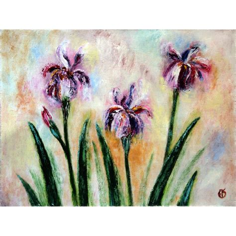 Купить картину Ирисы в Москве от художника Каковкина Галина