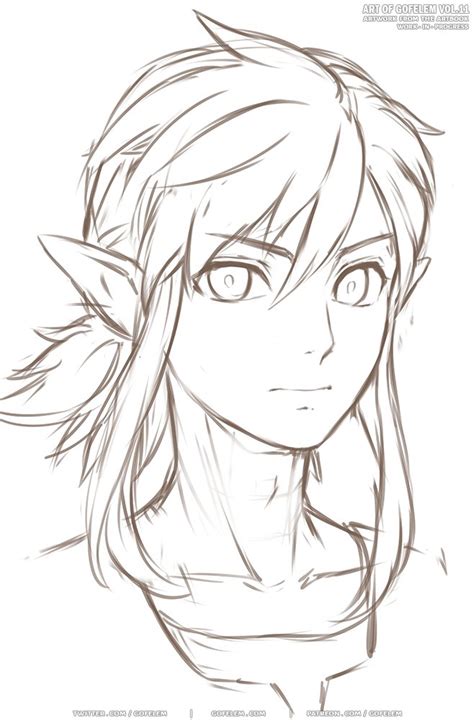 Princess Zelda Face Drawing