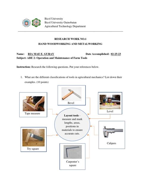 Research Work No 1 Pdf Screw Drill