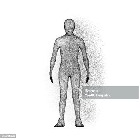 기술 개념 인공 지능 3d 그림에서 흰색 배경에 고립 된 인간의 모델 3차원 형태에 대한 스톡 사진 및 기타 이미지 3차원 형태 사람들 일러스트레이션 Istock