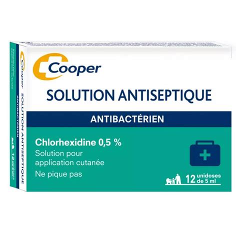 Chlorhexidine Solution 05 Cooper 10 Single Dosessolution