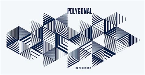 스트라이프 삼각형과 3d 큐브 벡터 디자인추상 다각형 배경 다른 광고 또는 표지 또는 배너용 템플릿입니다 복고풍 스타일의 그래픽