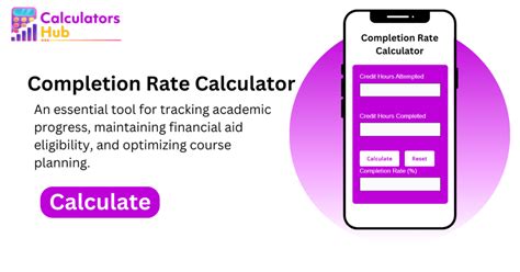 Completion Rate Calculator Boosting Your Academic Performance