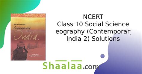 Ncert Solutions For Social Science Contemporary India 2 [english] Class 10 Chapter 2 Forest