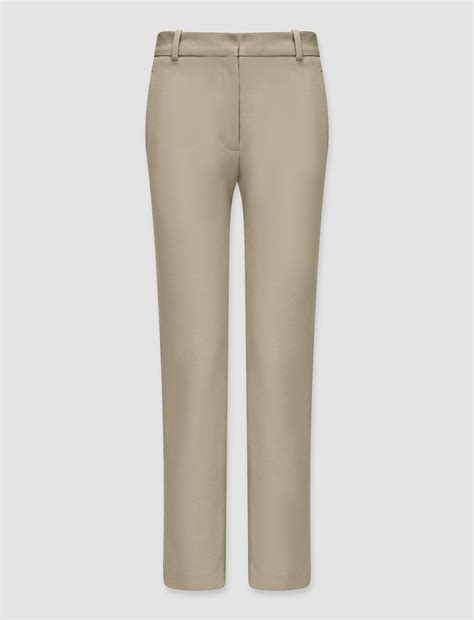 Joseph Gabardine Stretch New Eliston Eliston Trousers In Pewter Endource