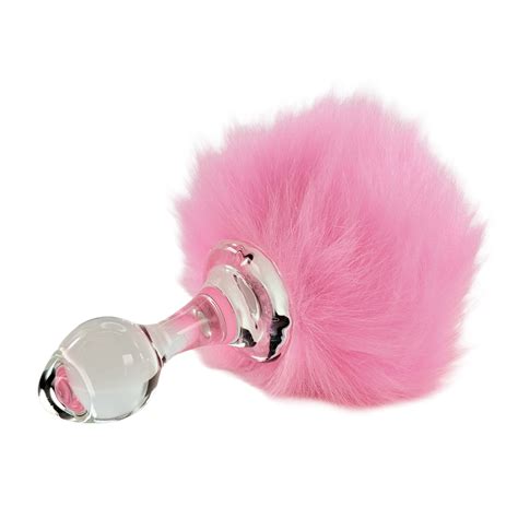 Crystal Delights Bunny Tail Anal Plugs