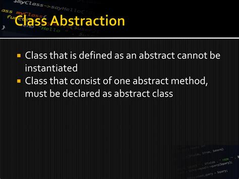 Ppt Object Oriented Programming With Php 2 Powerpoint Presentation