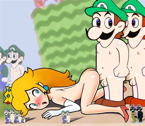 Post 161105 Luigi Princesspeach Supermariobros Meme Weegee
